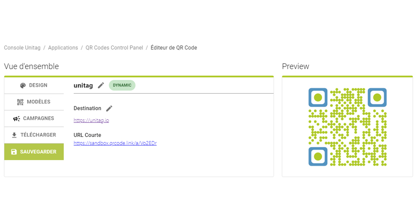 Unitag Documentation | Home of QR | Create a QR Code